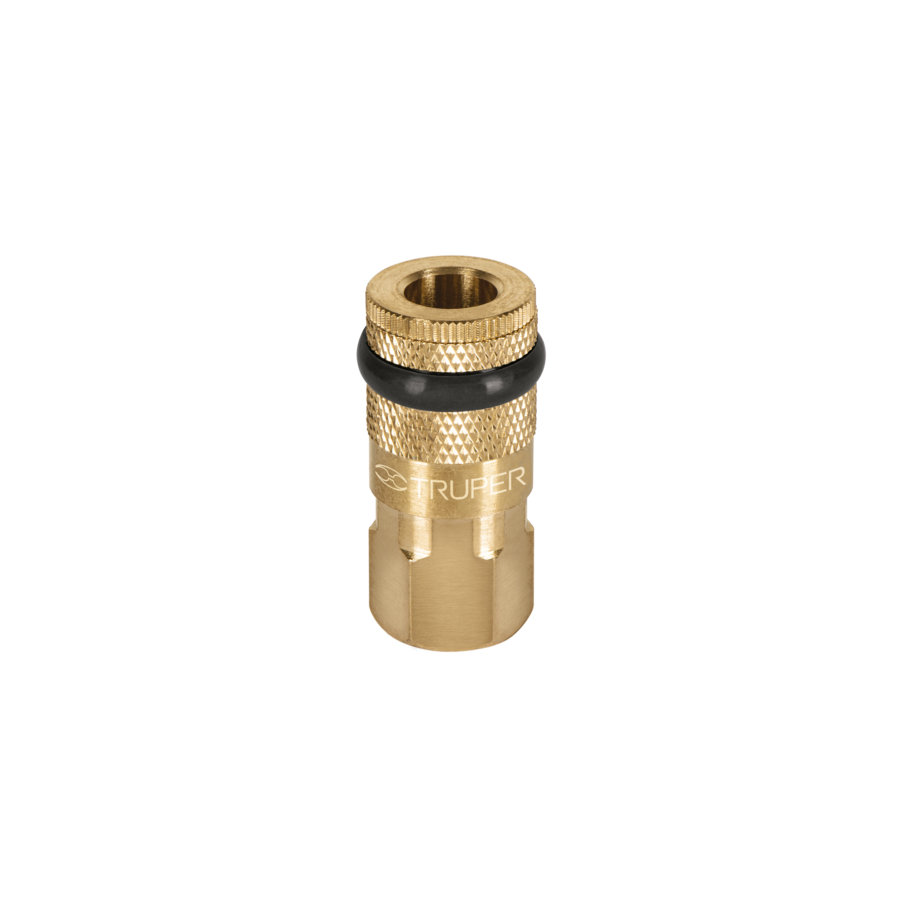19084 Cople rápido de latón, hembra, cuerda 1/4" NPT, TRUPER ...